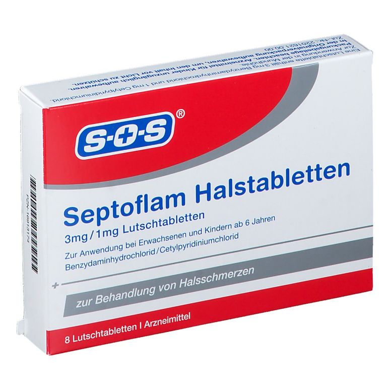 Septoflam Halstabletten 8 St - Shop Apotheke