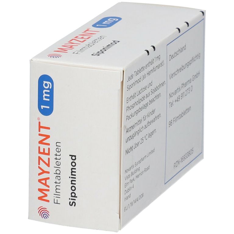 MAYZENT 1 mg Filmtabletten 98 St mit dem E-Rezept kaufen - Shop Apotheke