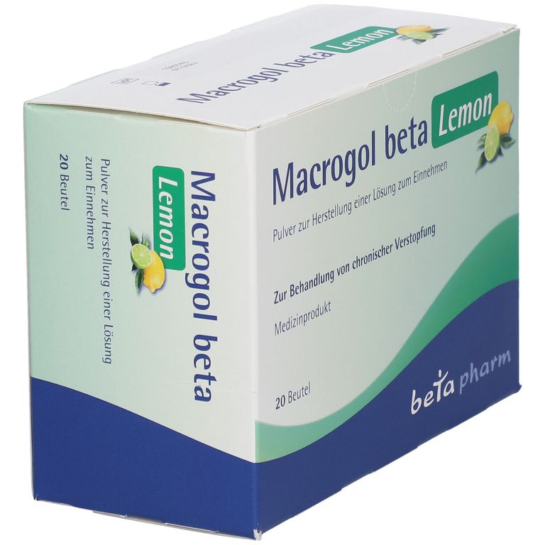 Macrogol beta Lemon 20 St - Shop Apotheke