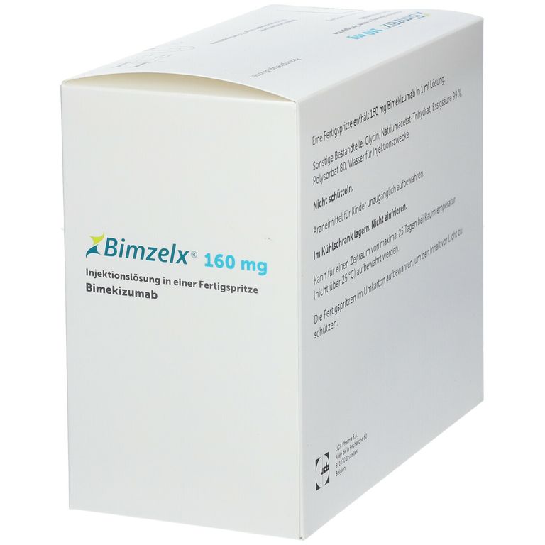 BIMZELX 160 mg Injektionslösung in Fertigspritze 2x2 St mit dem E ...