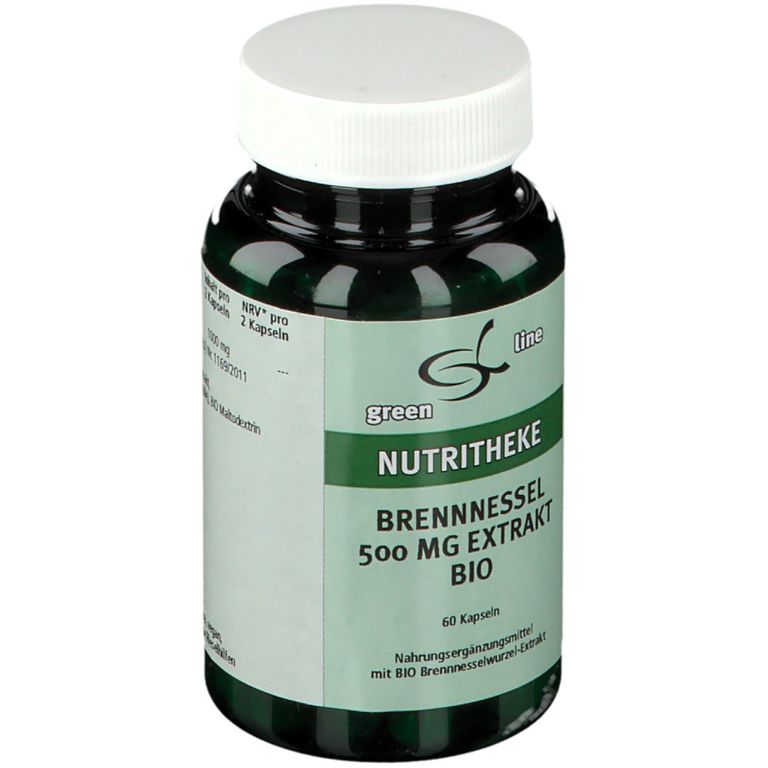 green line NUTRITHEKE BRENNESSEL 500 mg EXTRAKT BIO 60 St - Shop Apotheke