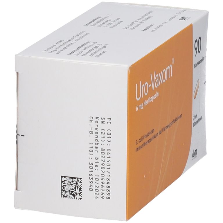 URO VAXOM 6 mg Hartkapseln 90 St mit dem E-Rezept kaufen - Shop Apotheke