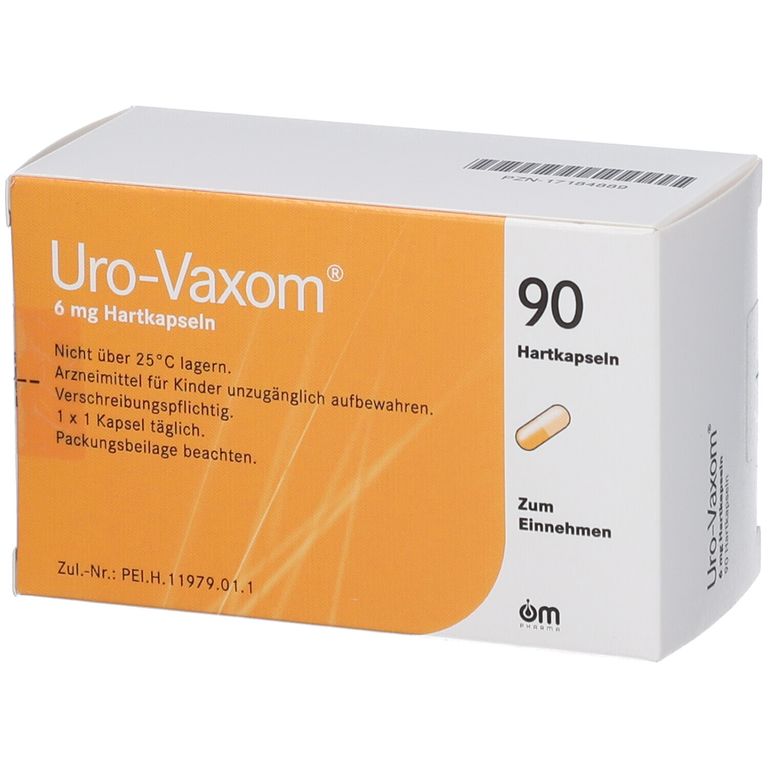 URO VAXOM 6 mg Hartkapseln 90 St mit dem E-Rezept kaufen - Shop Apotheke