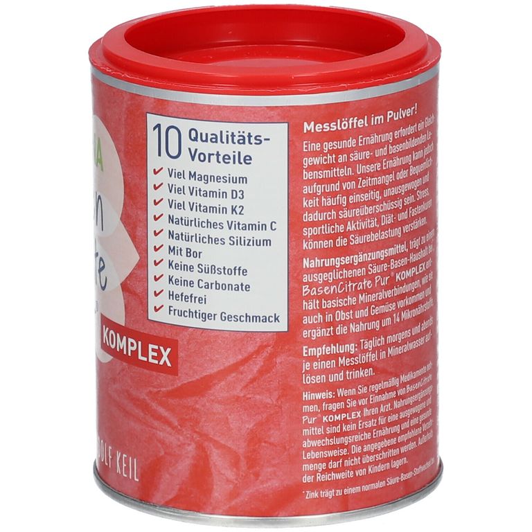 MADENA Basen Citrate Pur® Komplex 240 g - Shop Apotheke