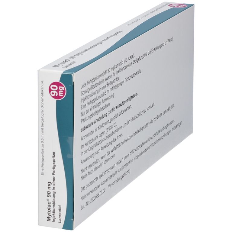 MYTOLAC 90 mg Injektionslösung i.e.Fertigspritze 1 St mit dem E-Rezept ...