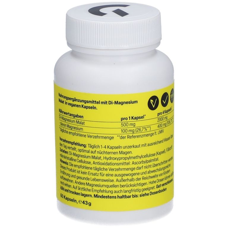 ZeinPharma Di-Magnesium Malat 100 mg 60 St - Shop Apotheke