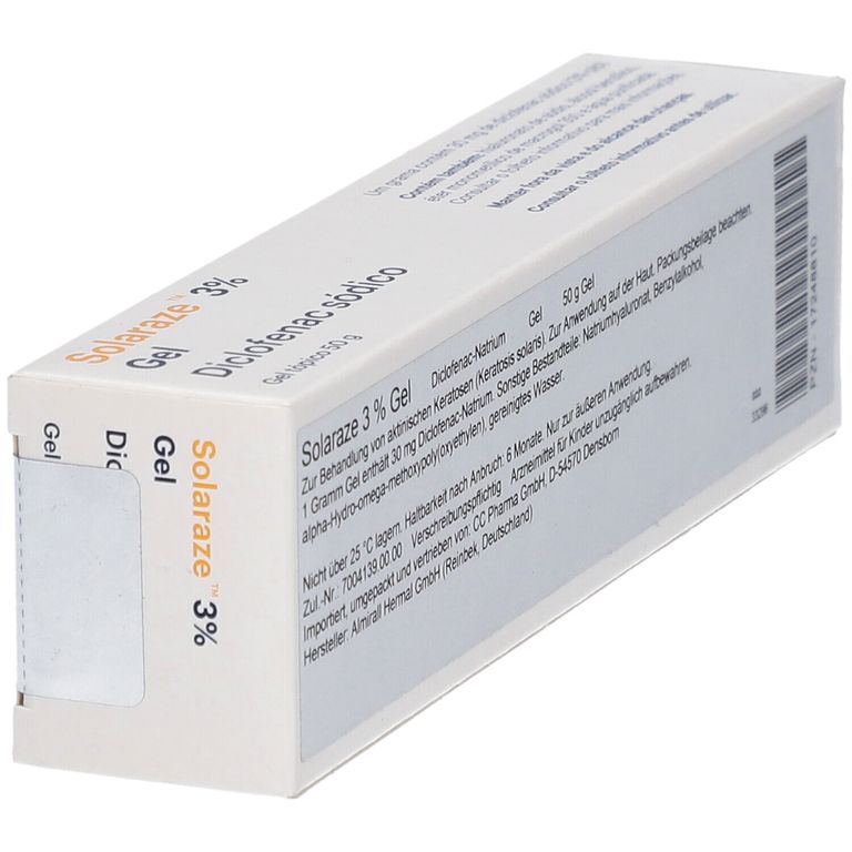 SOLARAZE 3% Gel 50 g mit dem E-Rezept kaufen - Shop Apotheke
