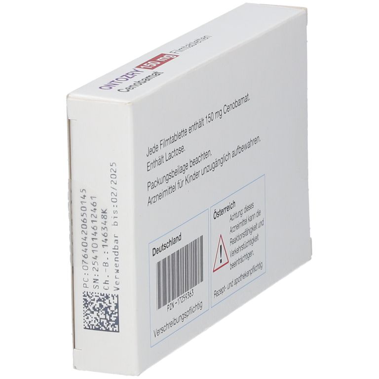 Ontozry 150 mg 14 St mit dem E-Rezept kaufen - Shop Apotheke