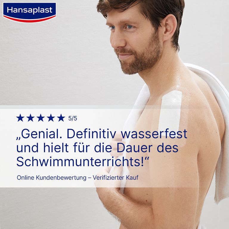 Hansaplast Aqua Protect 3XL Wundpflaster | Großes steriles Pflaster ...