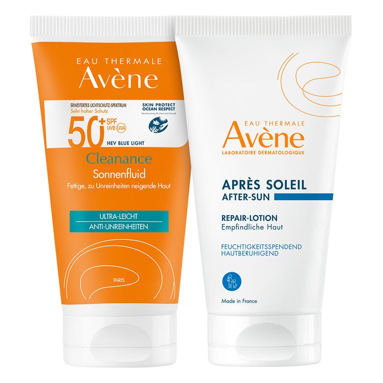 Avène Cleanance Sonnenfluid LSF 50+ - für fettige unreine Haut 50 ml ...