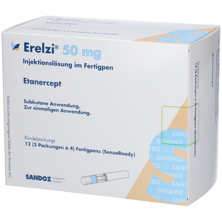 ERELZI 50 mg Injektionslösung i.e.Fertigpen 12 St mit dem E-Rezept ...