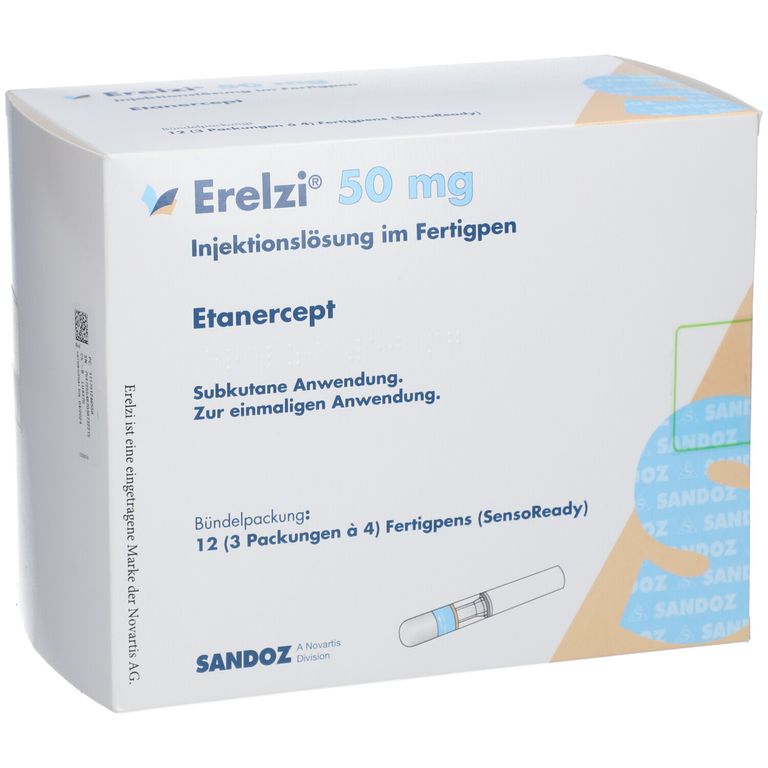 ERELZI 50 mg Injektionslösung i.e.Fertigpen 12 St mit dem E-Rezept ...