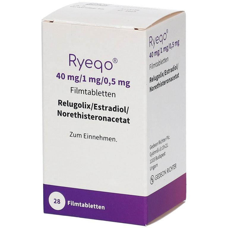 Ryeqo® 40 mg/1 mg 28 St mit dem E-Rezept kaufen - Shop Apotheke