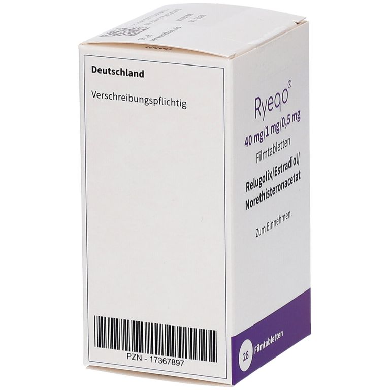 Ryeqo® 40 mg/1 mg 28 St mit dem E-Rezept kaufen - Shop Apotheke