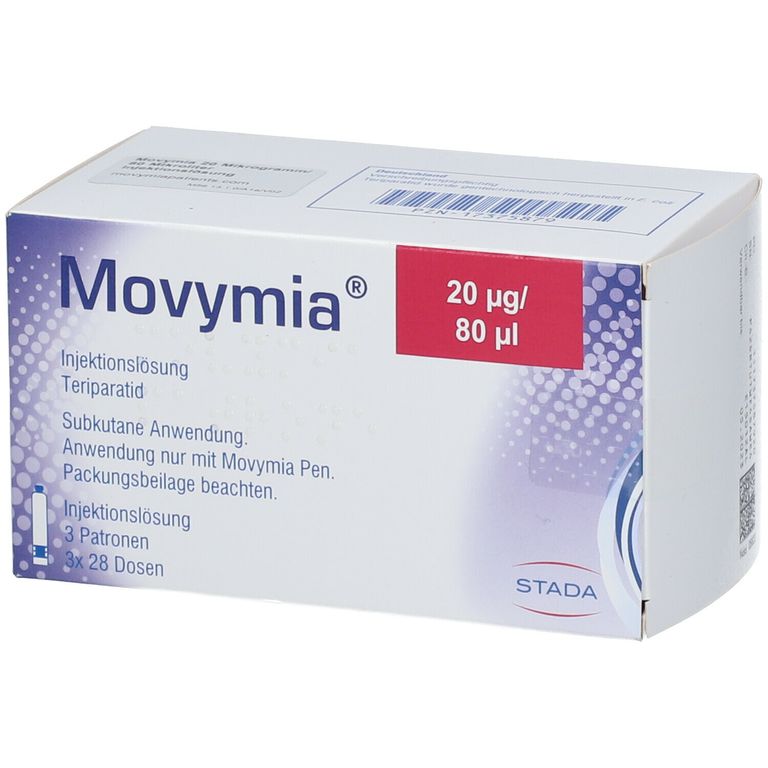 MOVYMIA 20 µg/80 µl Injektionslösung 3 St mit dem E-Rezept kaufen ...
