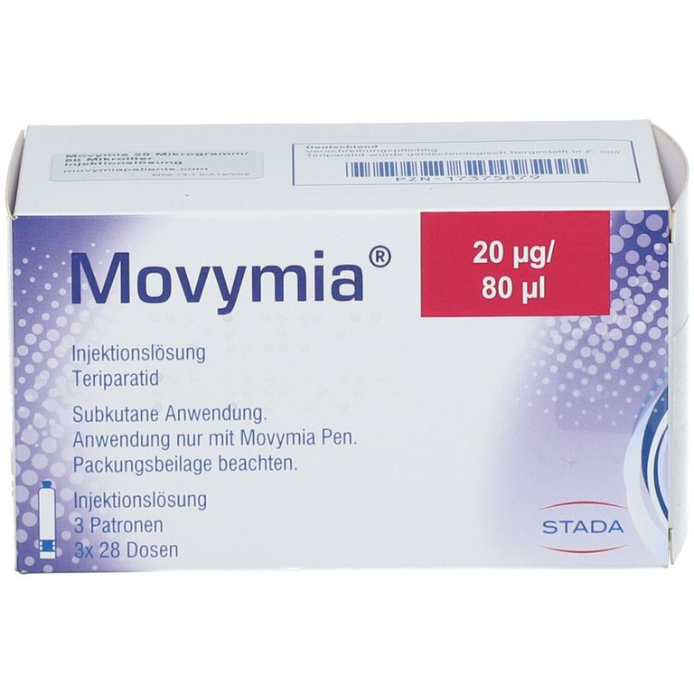 MOVYMIA 20 µg/80 µl Injektionslösung 3 St mit dem E-Rezept kaufen ...