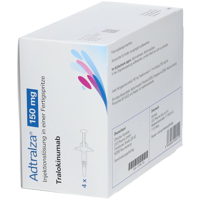 Adtralza® 150 mg Inj.-Lsg.i.e.Fertigspritze 4x1 ml mit dem E-Rezept ...