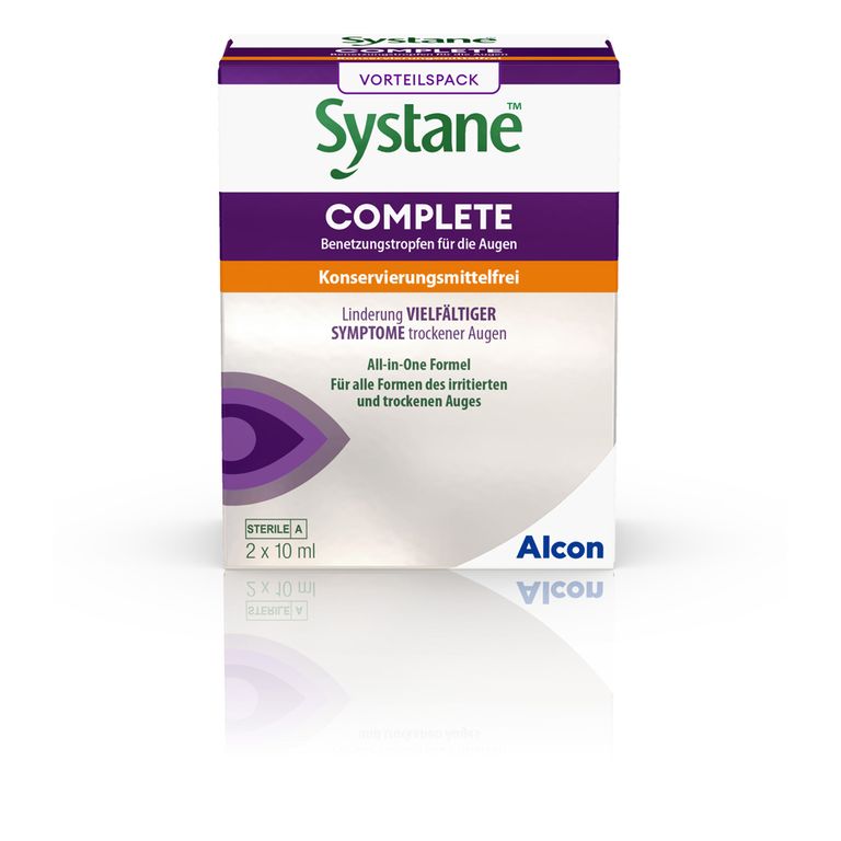 Systane™ COMPLETE ohne Konservierungsstoffe 2x10 ml - Shop Apotheke