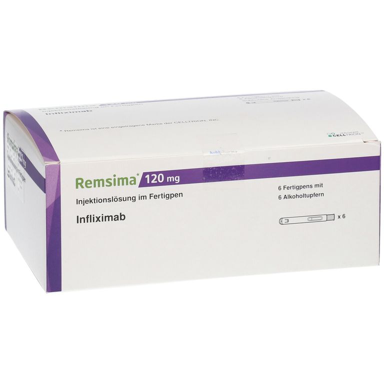 REMSIMA 120 mg Injektionslösung im Fertigpen 6 St mit dem E-Rezept ...