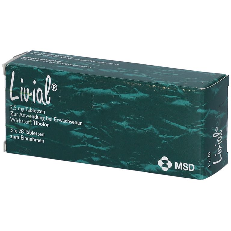 LIVIAL 2,5 mg Tabletten 3x28 St mit dem E-Rezept kaufen - Shop Apotheke