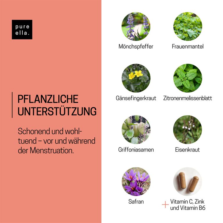 Pure Ella PMS Kapseln 60 St - Shop Apotheke