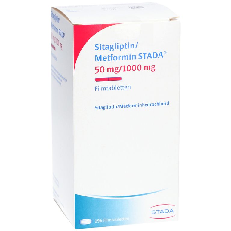 SITAGLIPTIN/Metformin STADA 50 mg/1000 mg Filmtabl 196 St mit dem E-Rezept kaufen - Shop Apotheke