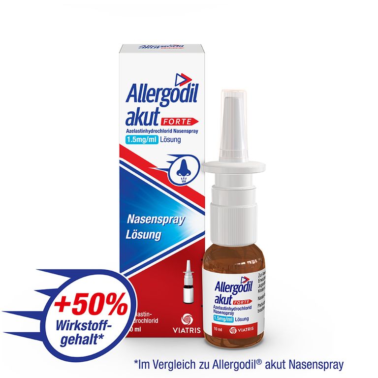 Allergodil® akut FORTE Nasenspray: Azelastin Spray gegen Heuschnupfen ...