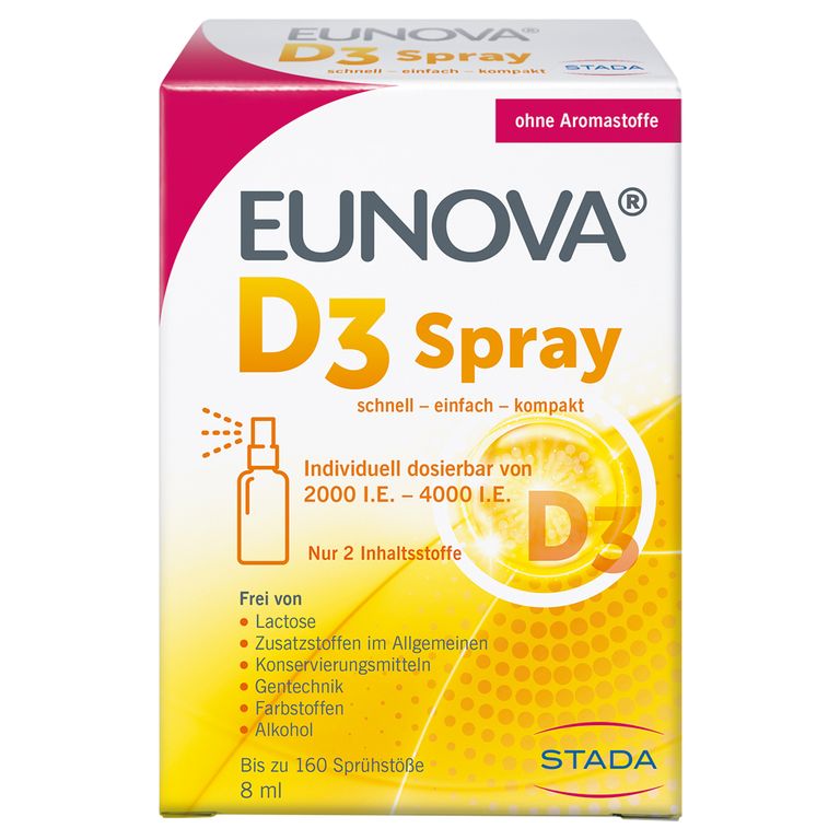 EUNOVA® Vitamin D3 Spray 8 ml - Shop Apotheke