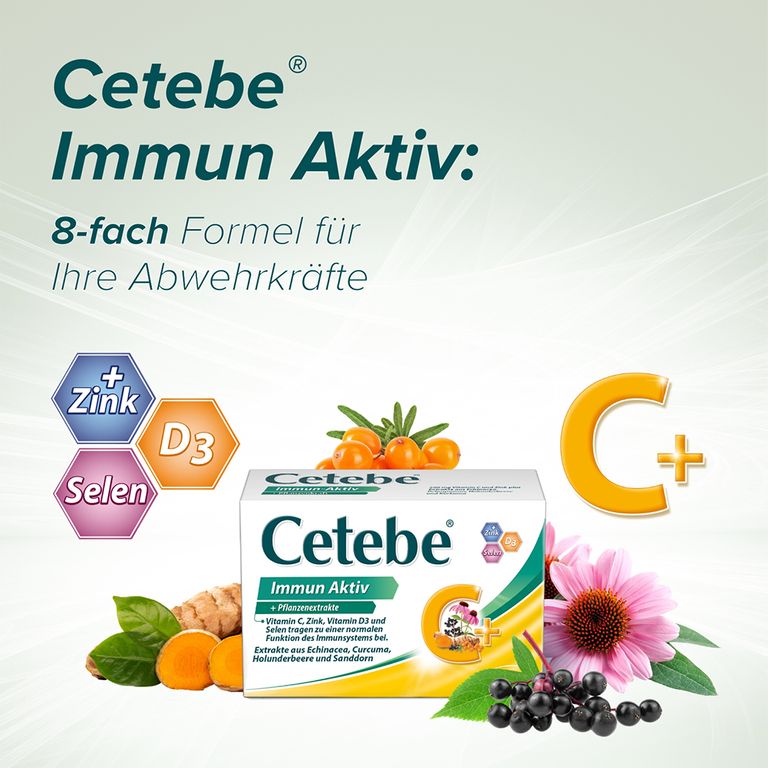 Cetebe® Immun Aktiv: Nahrungsergänzungsmittel zur Unterstützung der ...