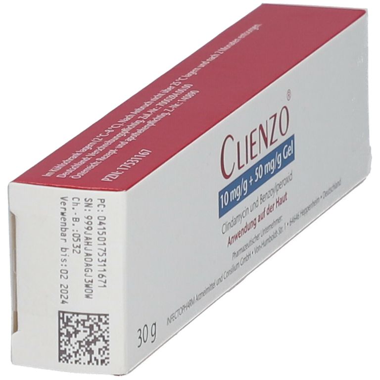CLIENZO 10 mg/g + 50 mg/g Gel 30 g mit dem E-Rezept kaufen - Shop Apotheke
