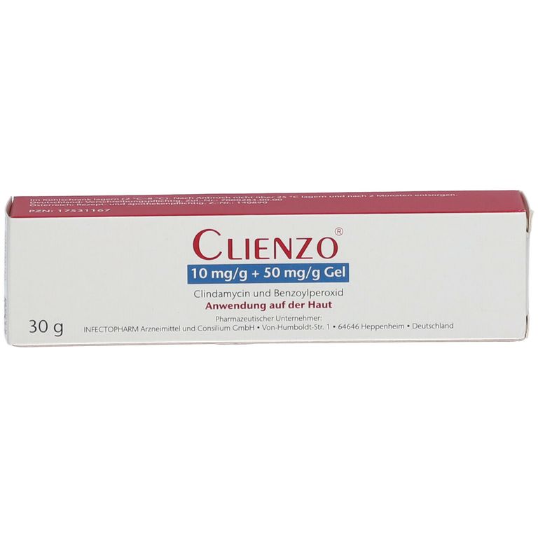 CLIENZO 10 mg/g + 50 mg/g Gel 30 g mit dem E-Rezept kaufen - Shop Apotheke