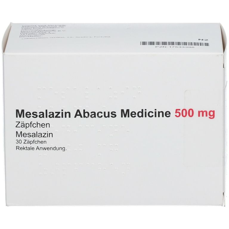 MESALAZIN Abacus Medicine 500 mg Zäpfchen 30 St mit dem E-Rezept kaufen ...