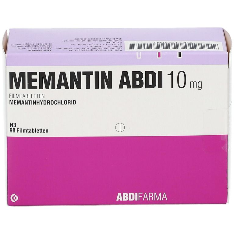 MEMANTIN Abdi 10 mg Filmtabletten 98 St mit dem E-Rezept kaufen - Shop ...