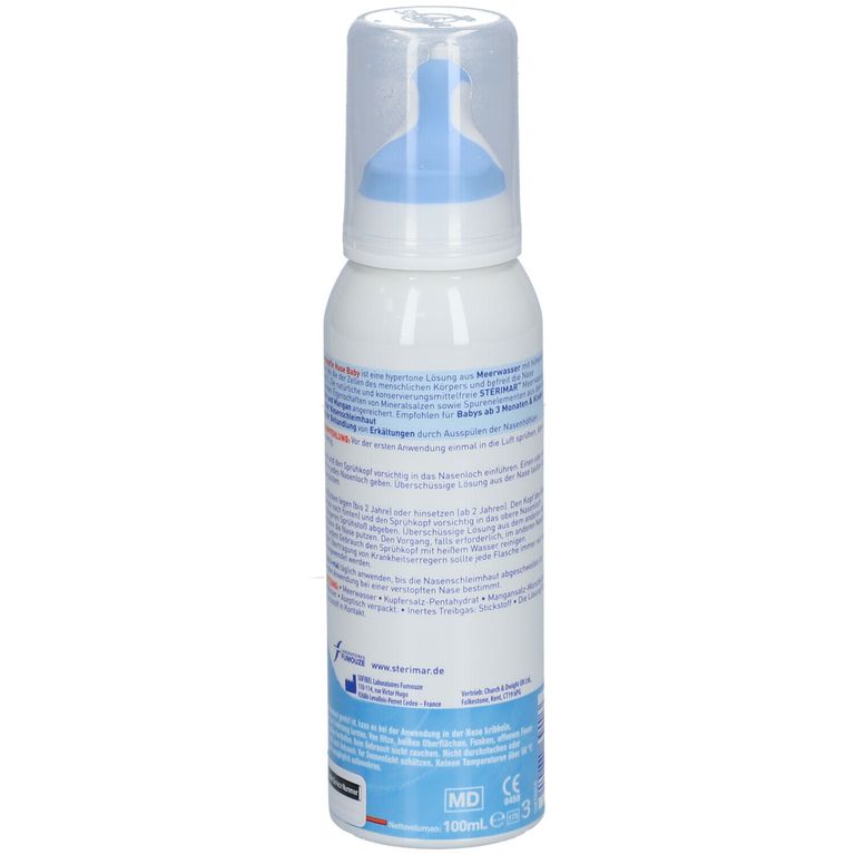 STERIMAR® Verstopfte Nase Baby 2in1 Nasenspray & Spülung 100 ml - Shop ...