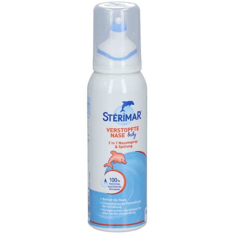 STERIMAR® Verstopfte Nase Baby 2in1 Nasenspray & Spülung 100 ml - Shop ...