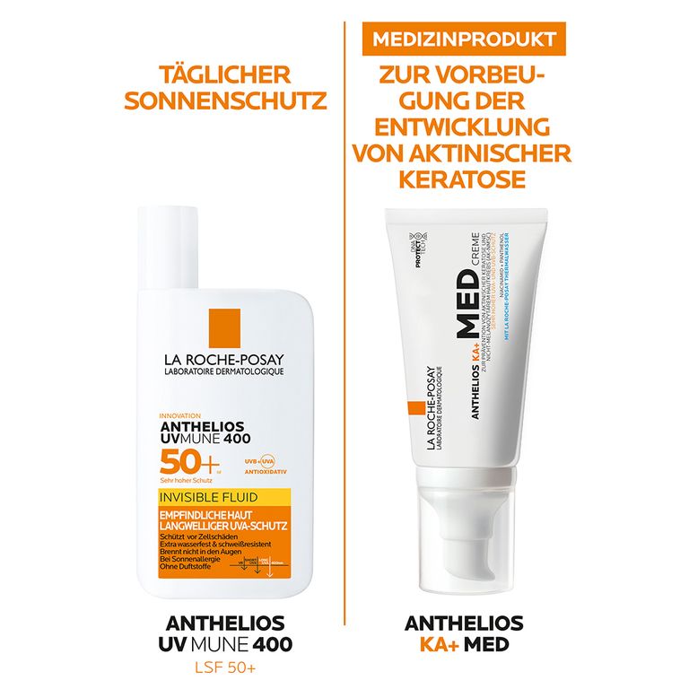 La Roche Posay Anthelios KA+ MED Creme: Hochwirksame Sonnencreme zur Prävention aktinischer ...
