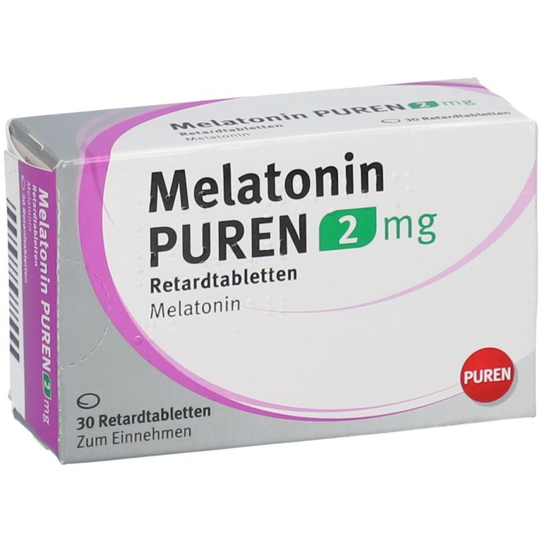 MELATONIN PUREN 2 mg Retardtabletten 30 St mit dem E-Rezept kaufen ...