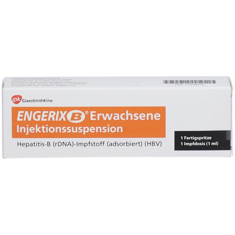 ENGERIX-B Erwachsene Inj.-Susp.i.e.Fertigspritze 1 St mit dem E-Rezept ...