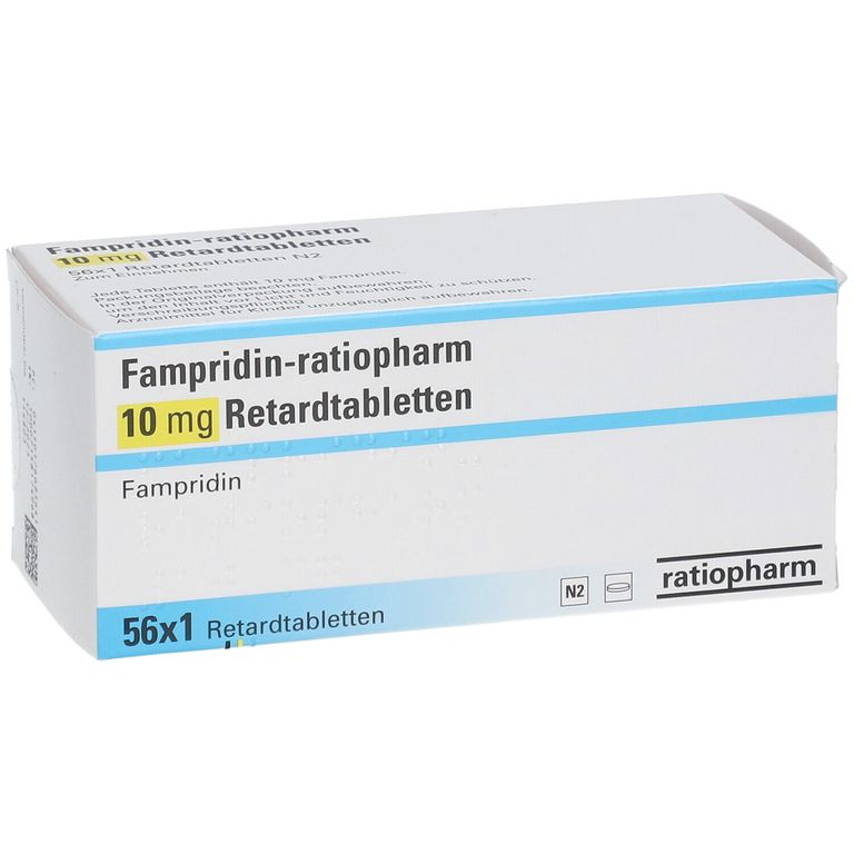 Fampridin-ratiopharm® 10 mg 4x14 St mit dem E-Rezept kaufen - Shop Apotheke
