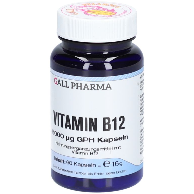 Vitamin B12 5000 µg GPH Kapseln 60 St - Shop Apotheke