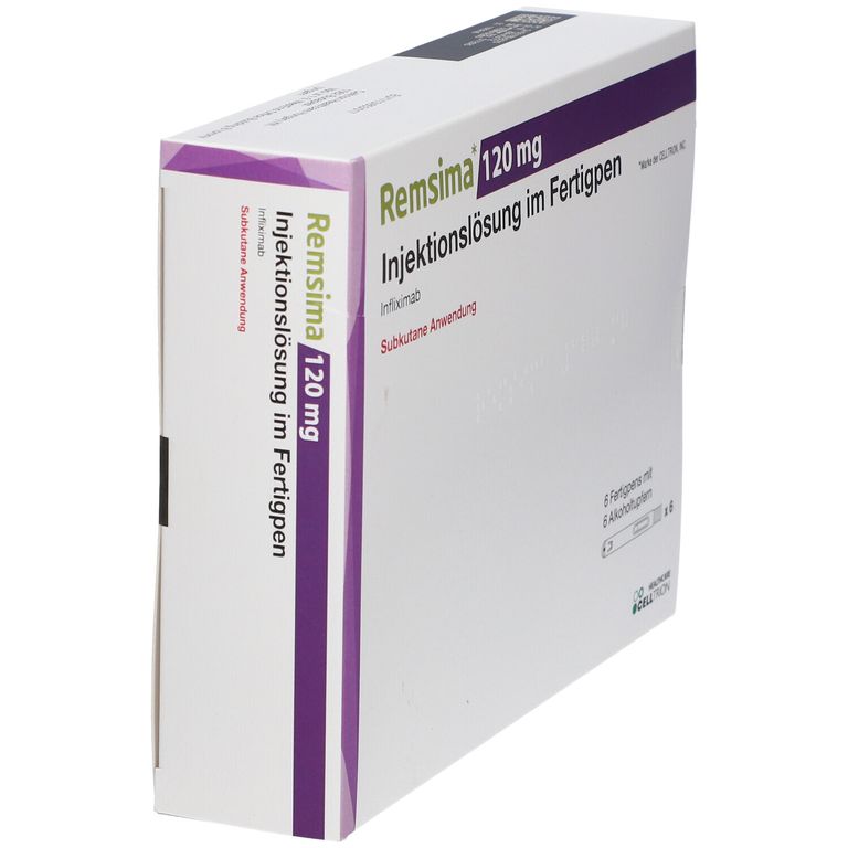REMSIMA 120 mg Injektionslösung im Fertigpen 6 St mit dem E-Rezept ...