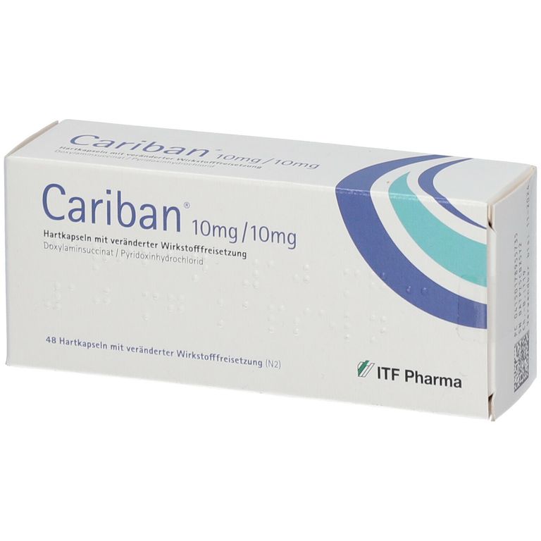 CARIBAN 10 mg/10 mg Hartk.m.veränd.Wirkst.-Frs. 48 St mit dem E-Rezept ...