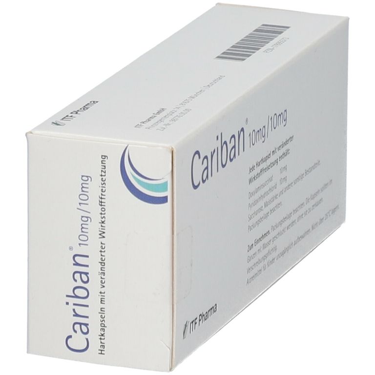 CARIBAN 10 mg/10 mg Hartk.m.veränd.Wirkst.-Frs. 48 St mit dem E-Rezept ...