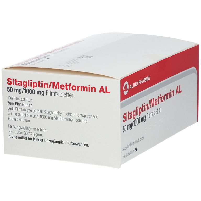 SITAGLIPTIN/Metformin AL 50 mg/1000 mg Filmtabl. 196 St mit dem E ...