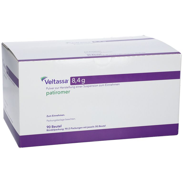 VELTASSA 8,4 g Pulver z.Herstell.e.Susp.z.Einn. 3x30 St mit dem E ...