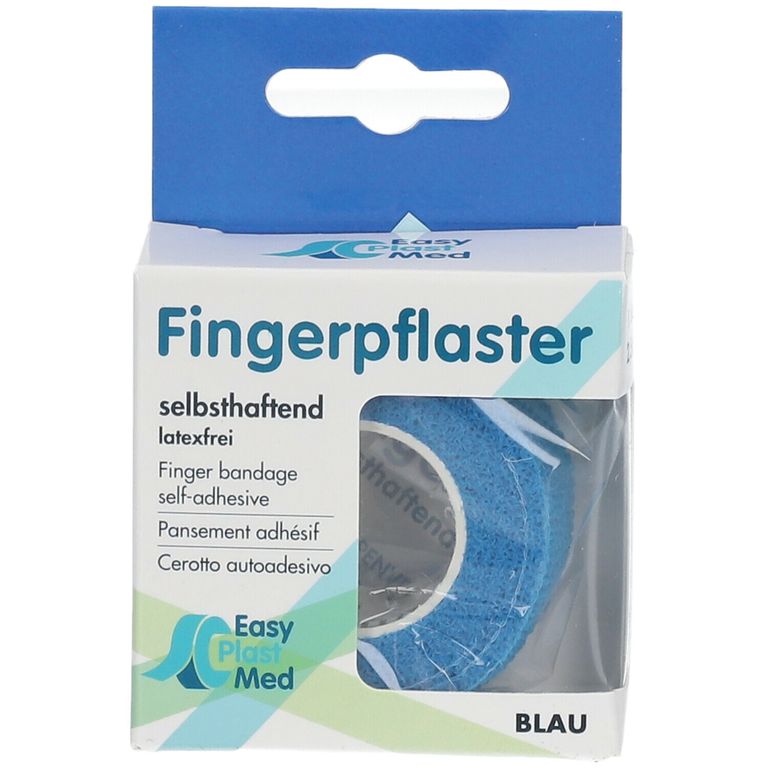 Easy Plast Med Fingerpflaster 2,5 cm x 5 m blau 1 St - Shop Apotheke