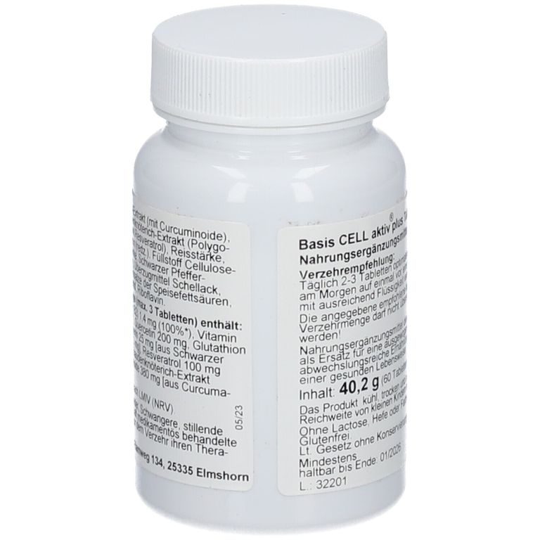 BASIS CELL aktiv Plus Tabletten 60 St - Shop Apotheke