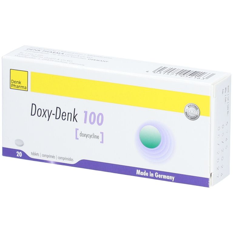 DOXY-Denk 100 mg Tabletten CMR 20 St mit dem E-Rezept kaufen - Shop ...
