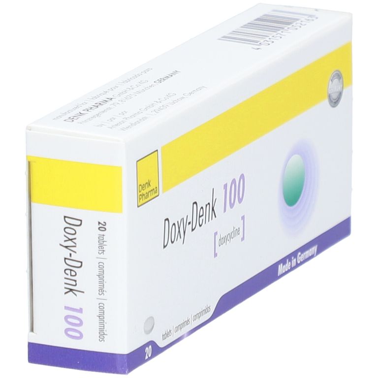DOXY-Denk 100 mg Tabletten CMR 20 St mit dem E-Rezept kaufen - Shop ...