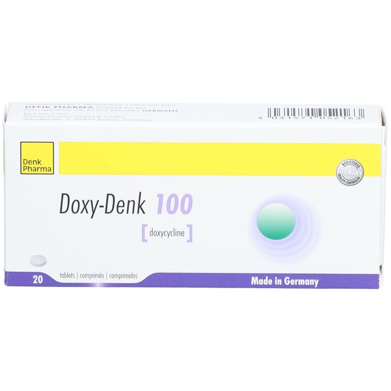 DOXY-Denk 100 mg Tabletten CMR 20 St mit dem E-Rezept kaufen - Shop ...